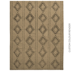 HONEYCOMB RUNNER – CREAM – Ground Control Rugs