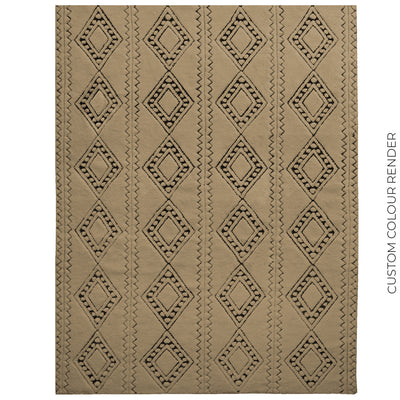 HONEYCOMB RUNNER – CREAM – Ground Control Rugs