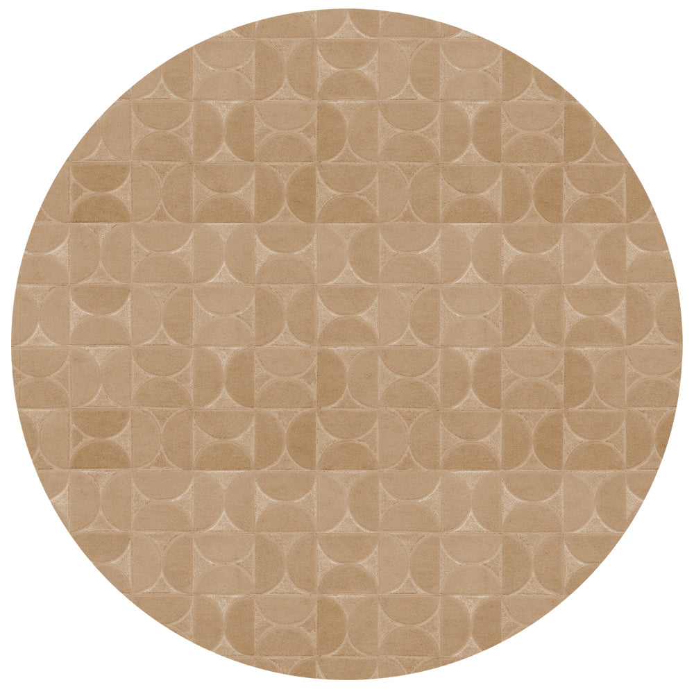HORIZON ROUND - CARAMEL – Ground Control Rugs